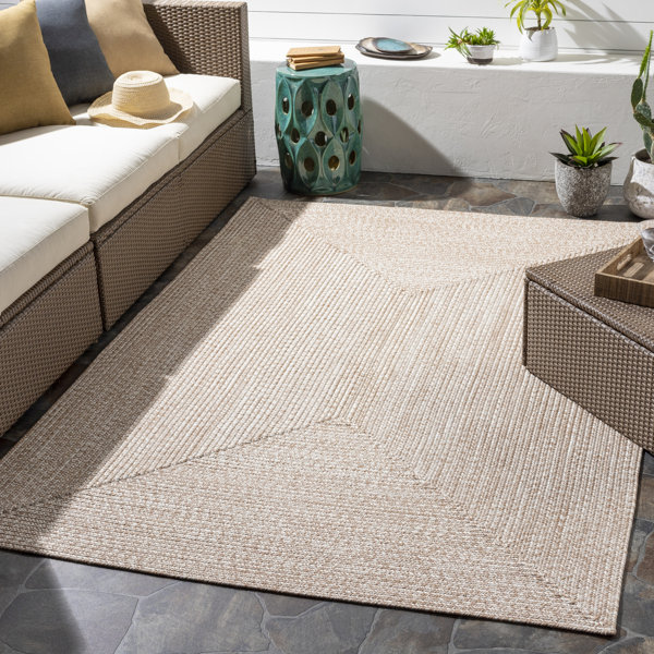 Sand & Stable Tapis intérieur / extérieur beige Leroux et Commentaires - Wayfair Canada